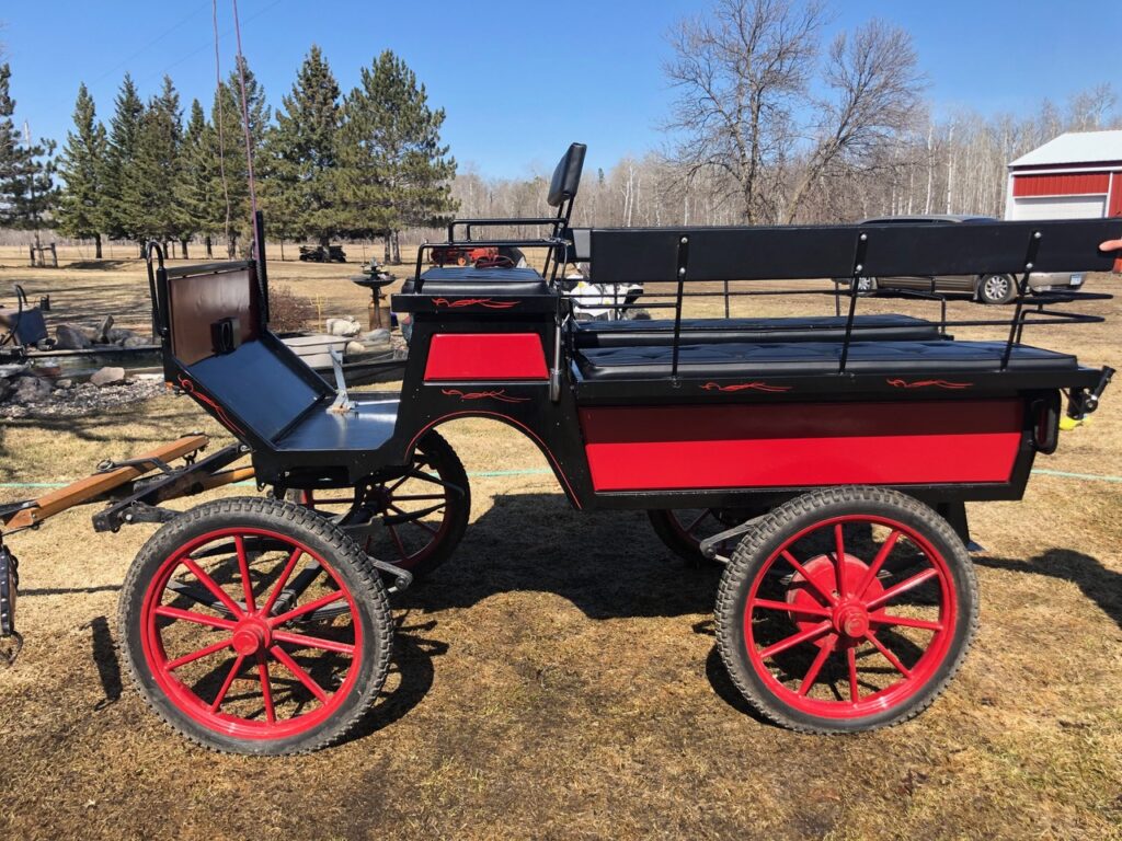 4 wheel wagon with bench seats - Waverly Sales