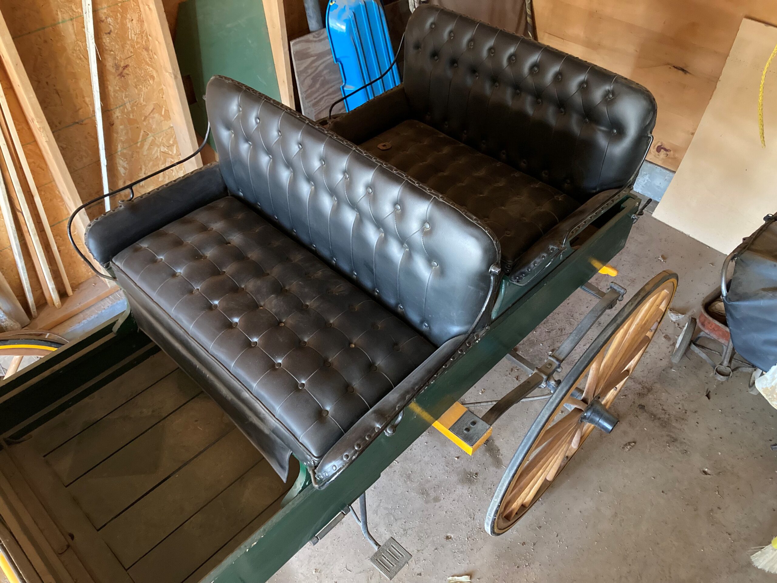 Two Seat Antique Buggy restored by Jack Shea and sons of Marcus, Iowa ...